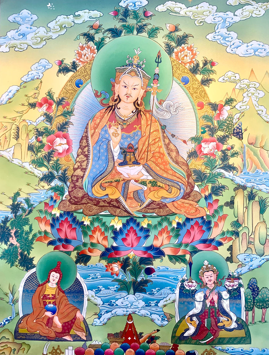 Guru Rinpoche Thangka Painting 60*45 | The Thangka