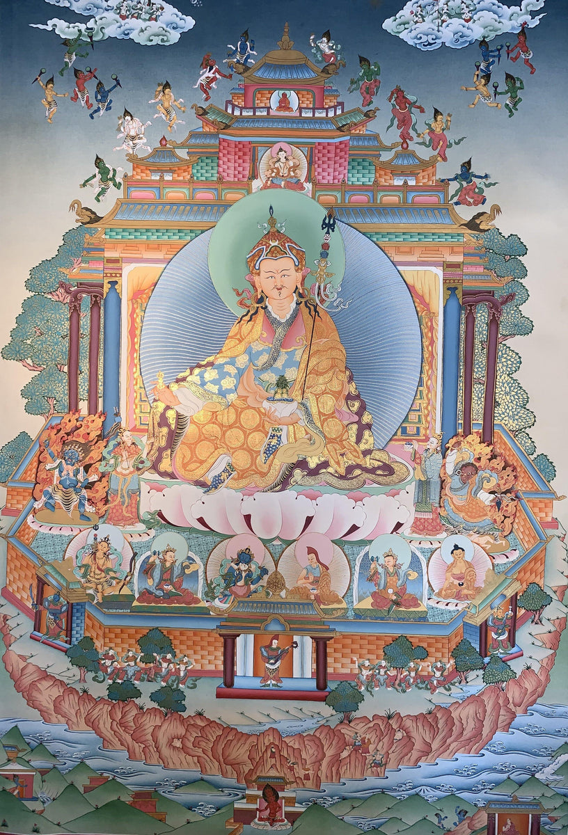 Guru Rinpoche Thangka Painting 70*50 | The Thangka