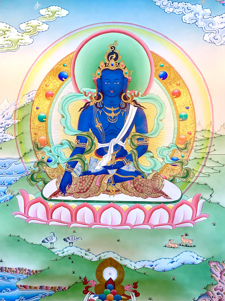 Akshobya Buddha Thangka Painting 60*46 | The Thangka