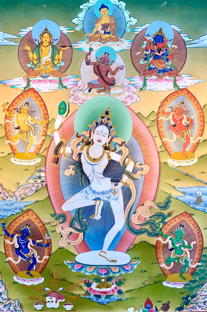 Machik Labdron Thangka Painting 75*50 | The Thangka